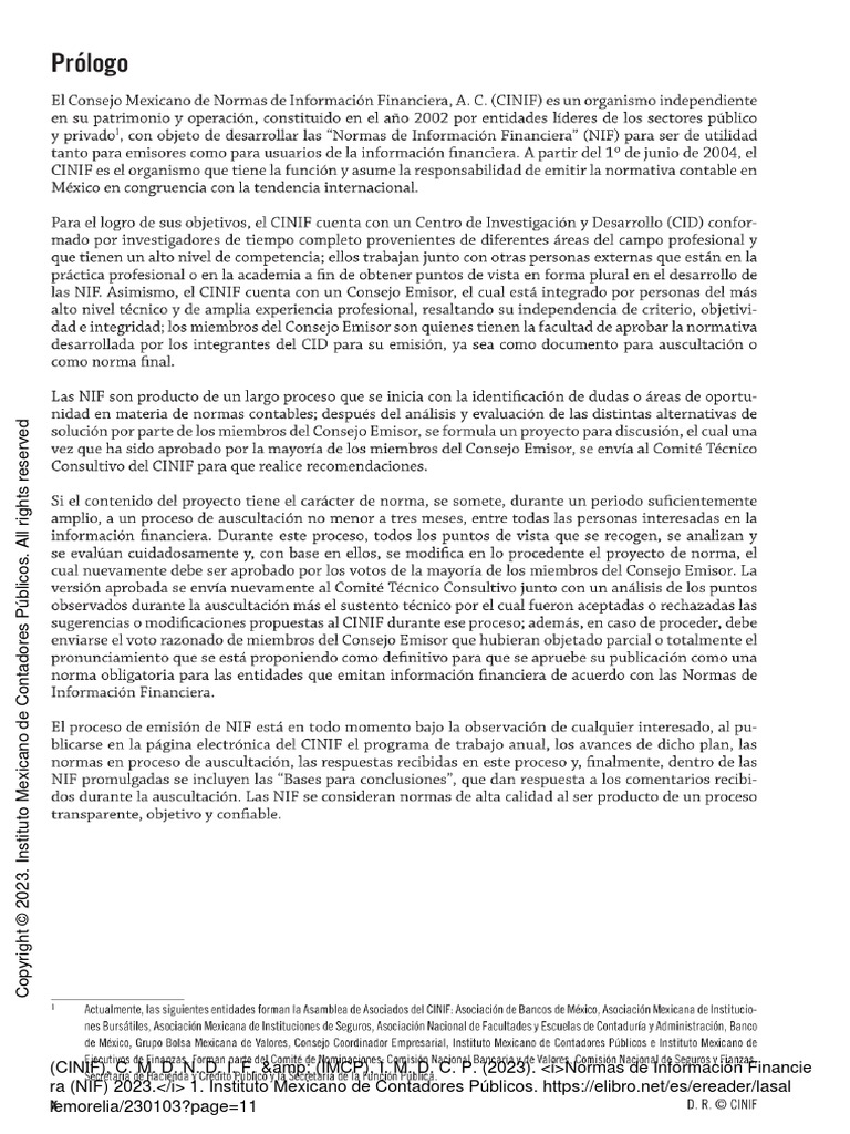 Prologo Nif 2023 | PDF