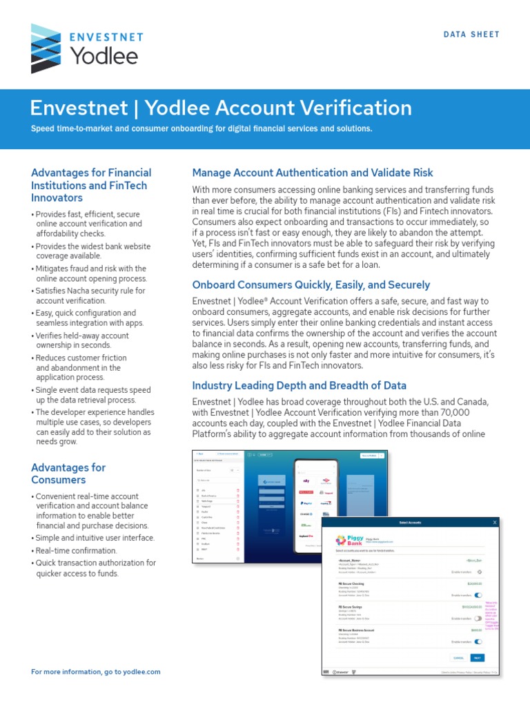 Account Verification | PDF | Authentication | Online Banking