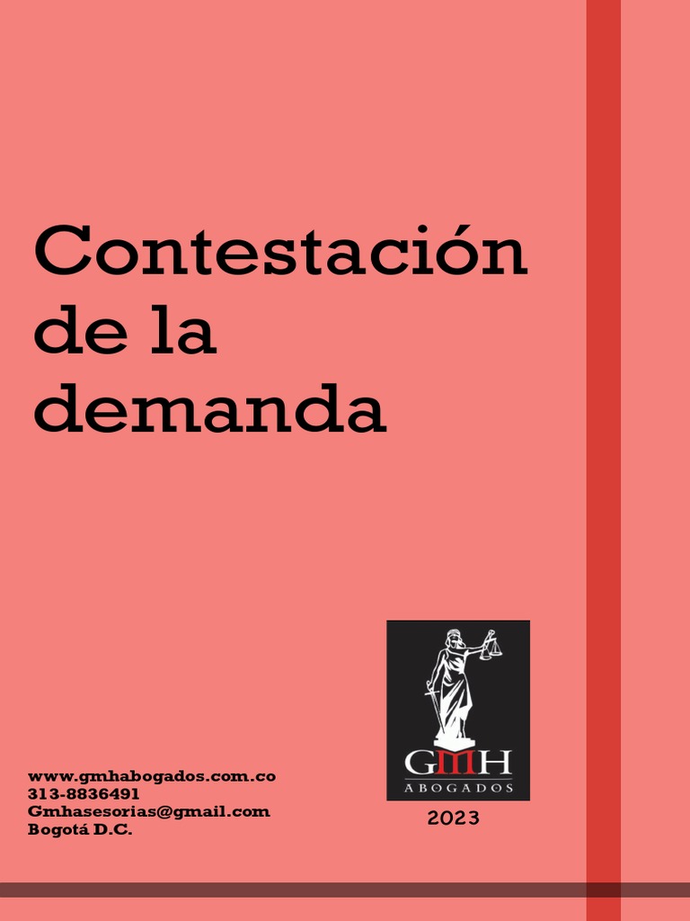 Guía para la Contestación de Demandas | PDF | Demanda judicial ...