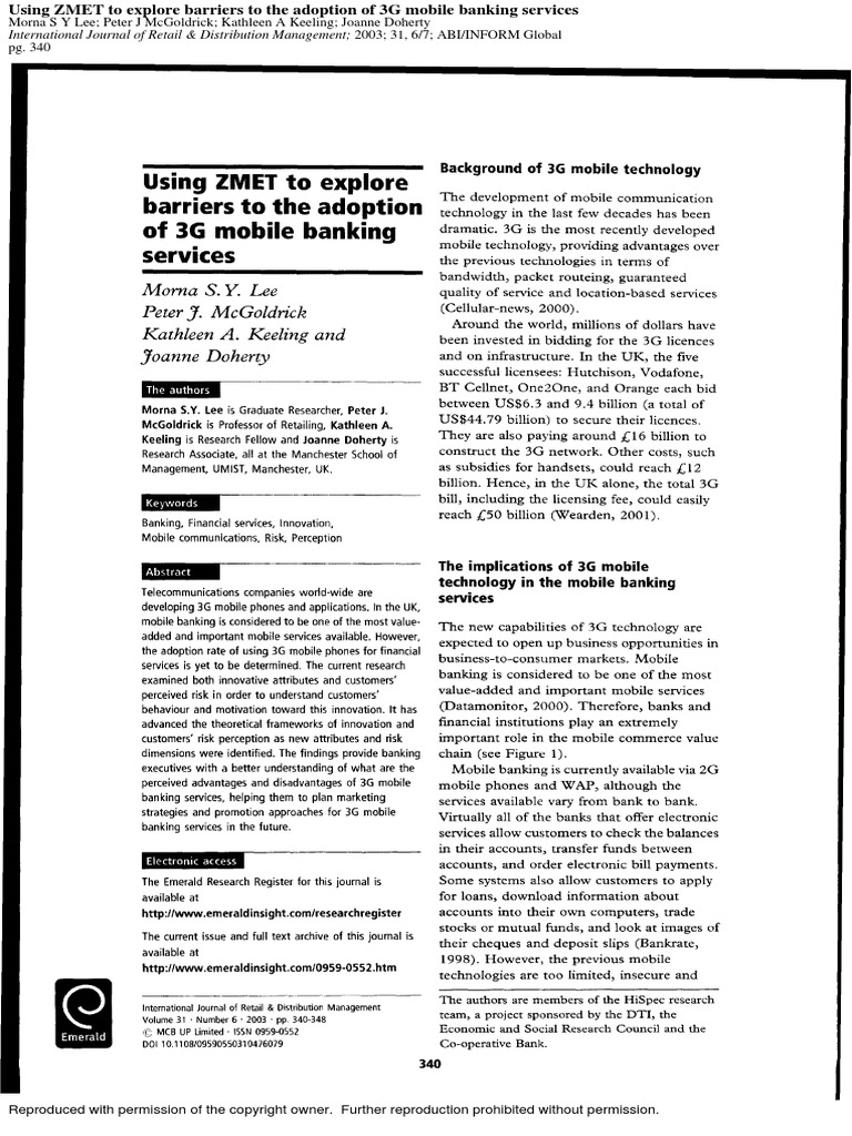 Using ZMET To Explore Barriers To The Ad | PDF