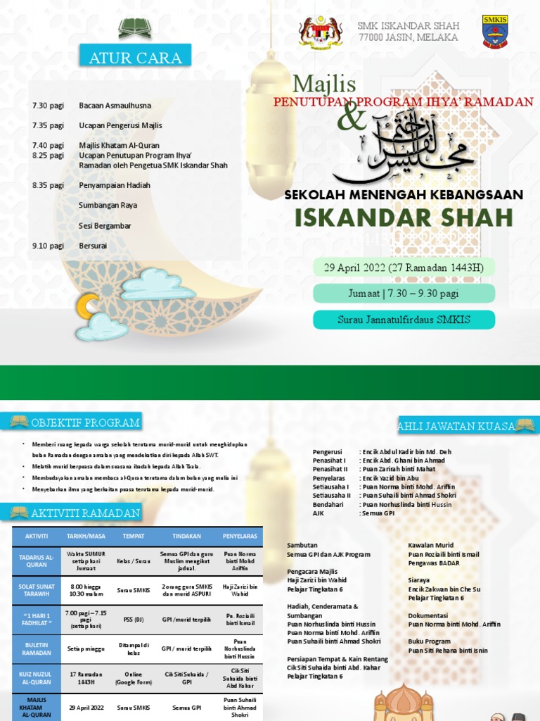 Buku Program Ihya Ramadan | PDF
