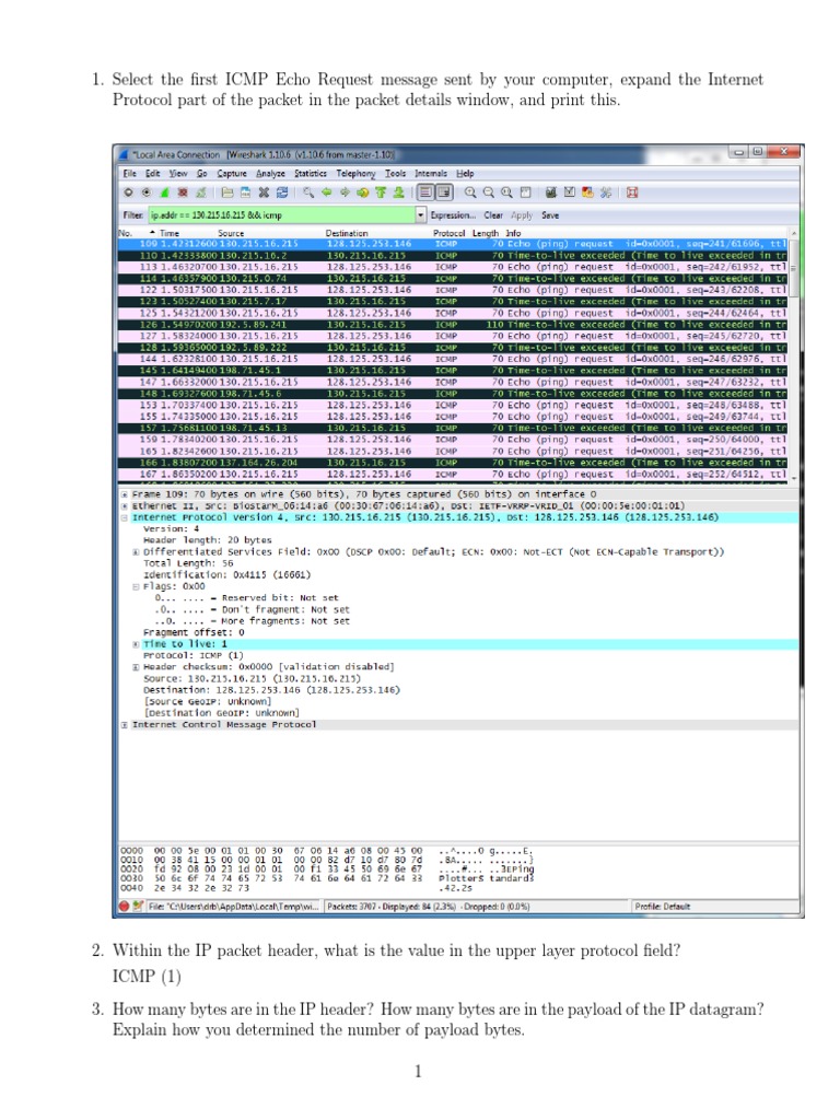 Lab 5 Sol | PDF | Internet Protocols | Computer Science