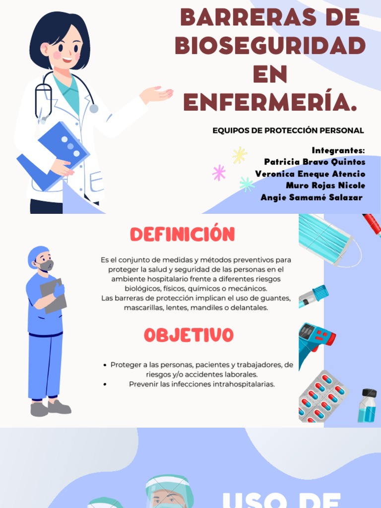 Barreras de Bioseguridad EN Enfermería | PDF | Medicina | Medicina CLINICA