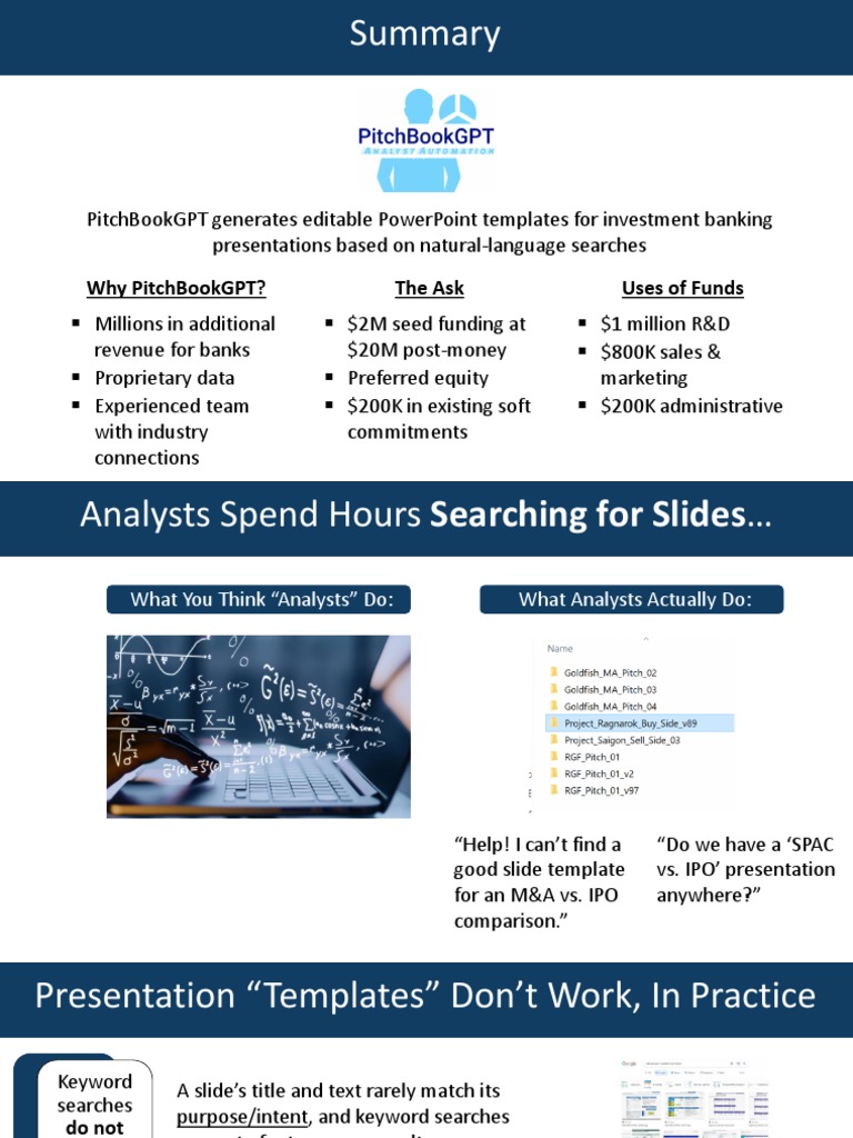 VC Case Study PitchBookGPT Presentation | PDF