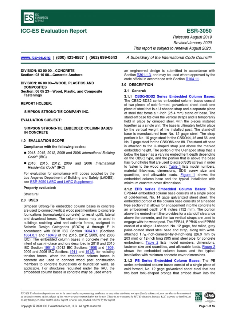 Esr 3050 | PDF | Technology & Engineering