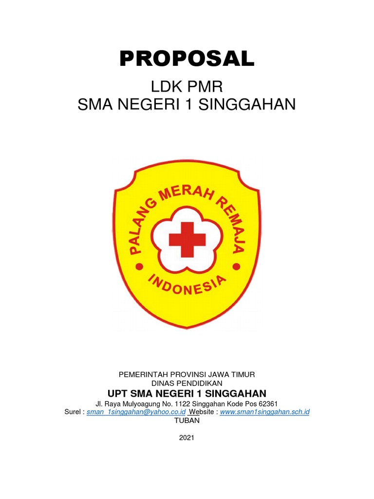 Proposal LDK PMR SMA Negeri 1 Singgahan | PDF | Karier & Perkembangan