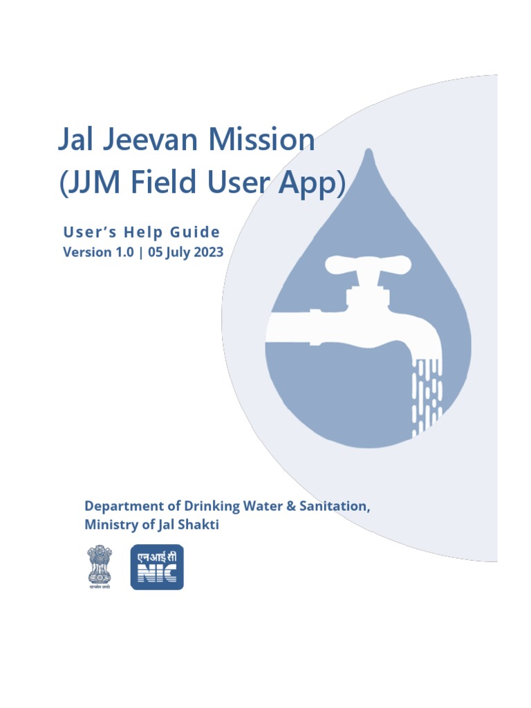 JJM App User Manual 05 05072023 Fielduser | PDF | Login | Mobile App