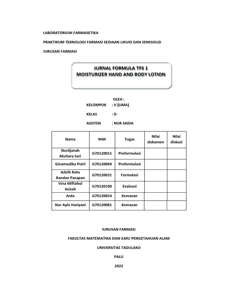 Blok III Tfs Kelas D | PDF