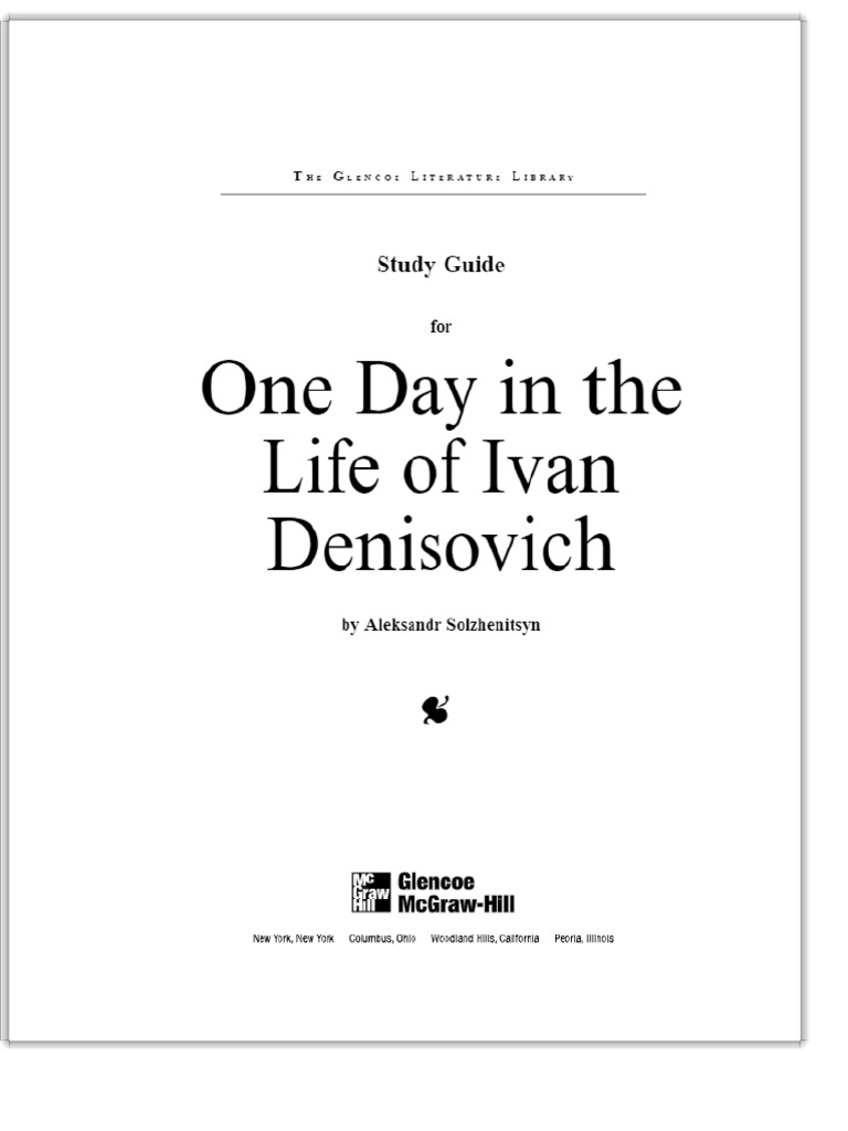 One Day in the Life of Ivan Denisovich - PDF Free Download | PDF