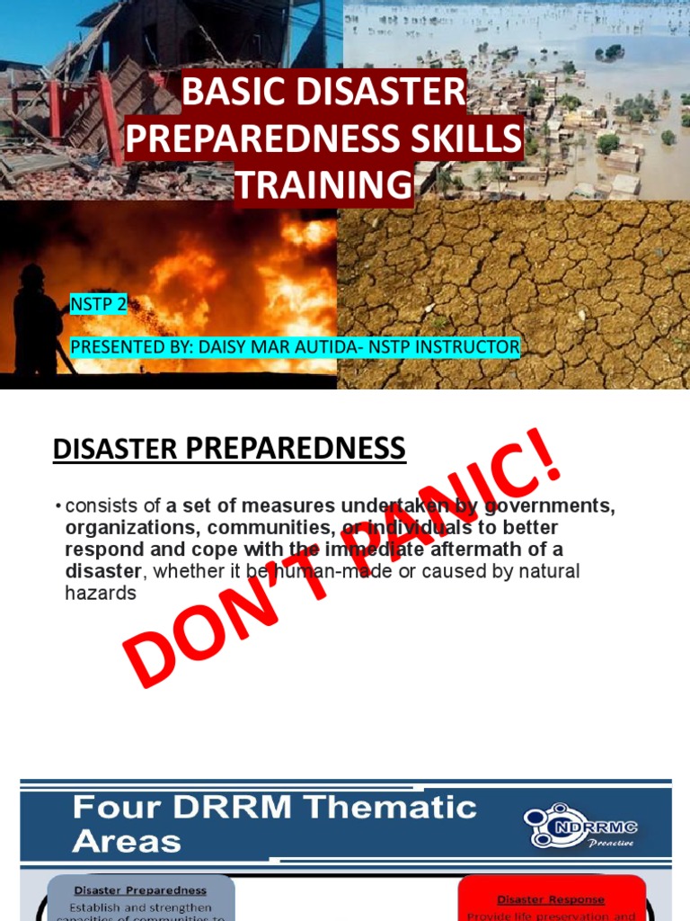 Basic Disaster Preparedness Skills Training | PDF | Cardiopulmonary ...