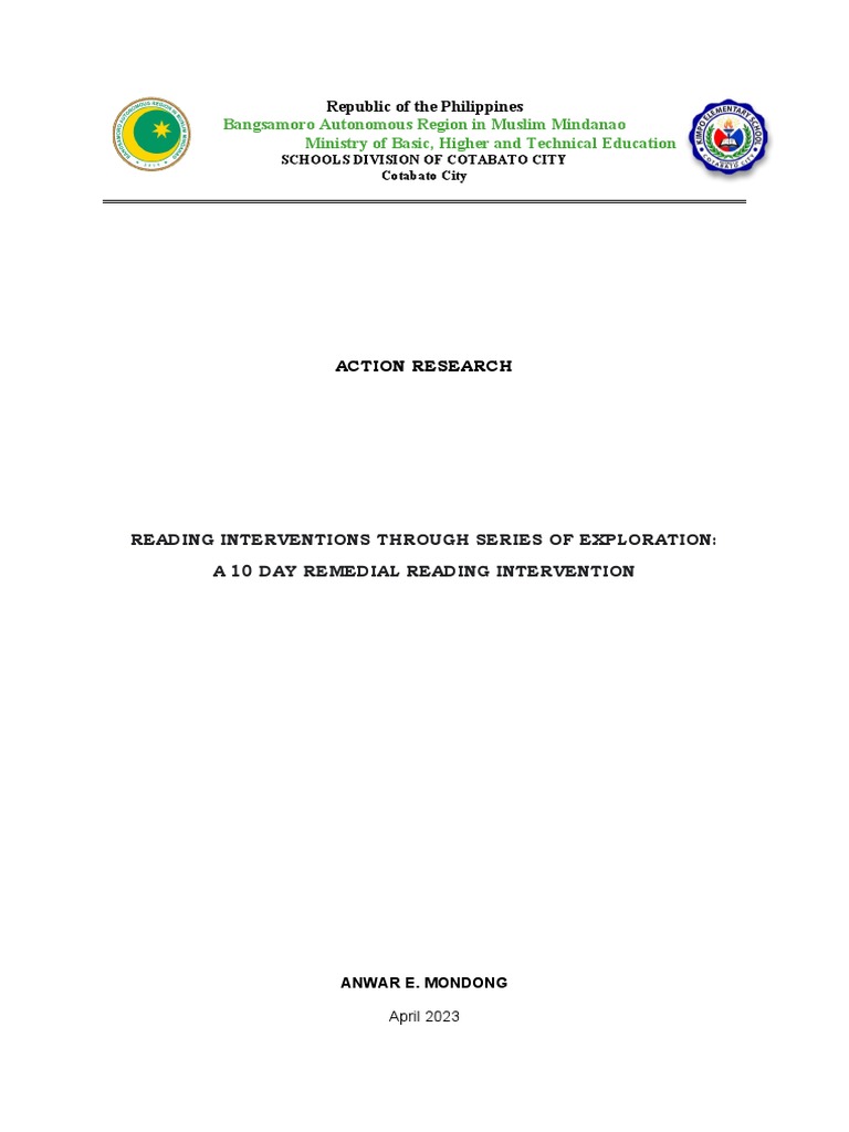 Action Research - Project Rise | PDF