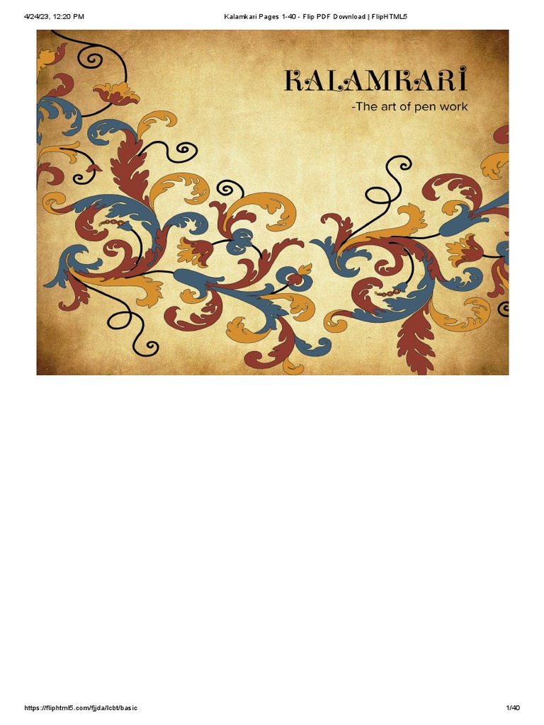 Kalamkari PDF Download Pages 1-40 | PDF | Computers