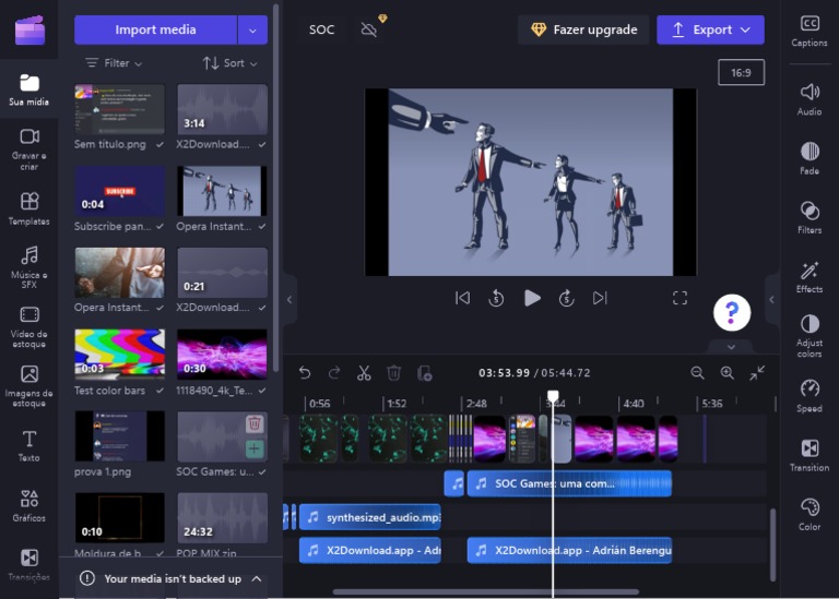Início - Clipchamp | PDF