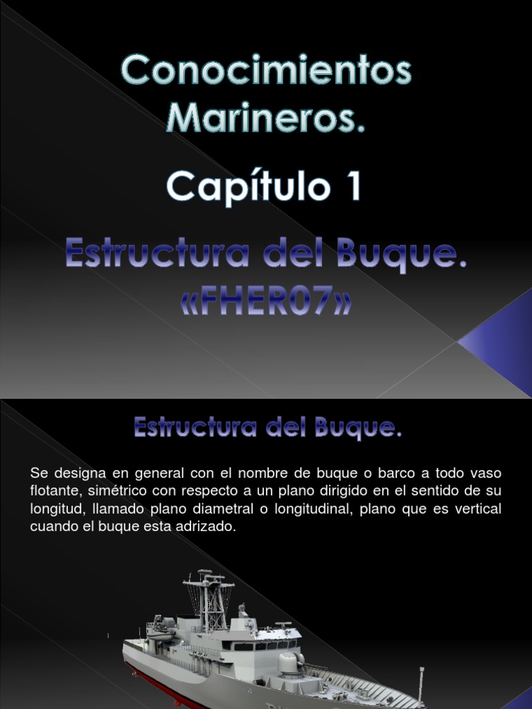 Estructura y Partes de un Buque | PDF