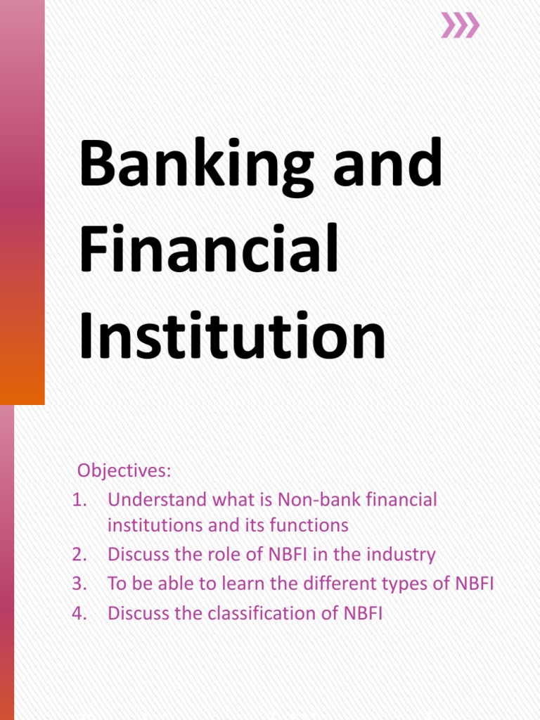 B. Non Bank Financial Institution | PDF | Non Bank Financial ...