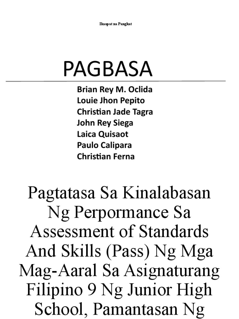 PAGBASA | PDF