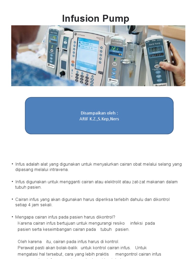 Infus Pump... Arif | PDF