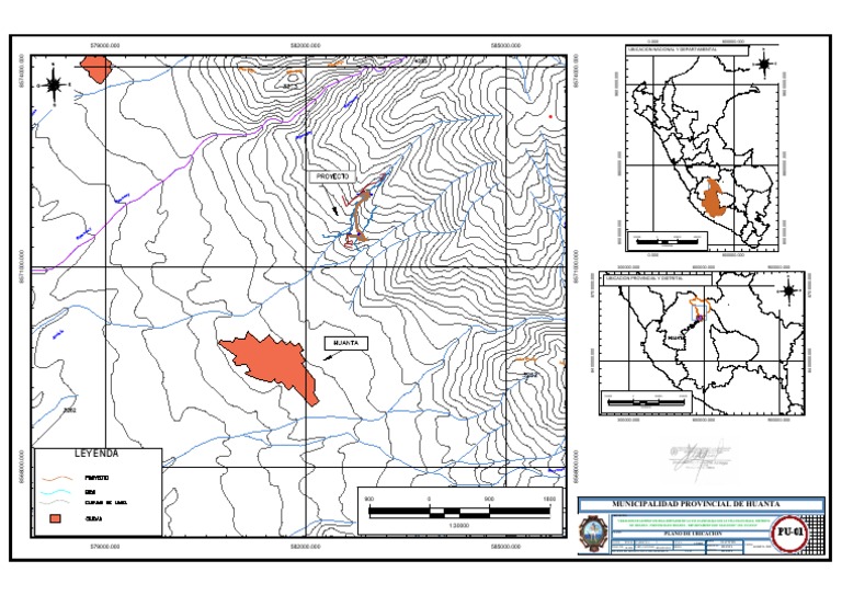 Mapa y Ubicación de Huanta, Ayacucho | PDF | Geofísica | Datos ...