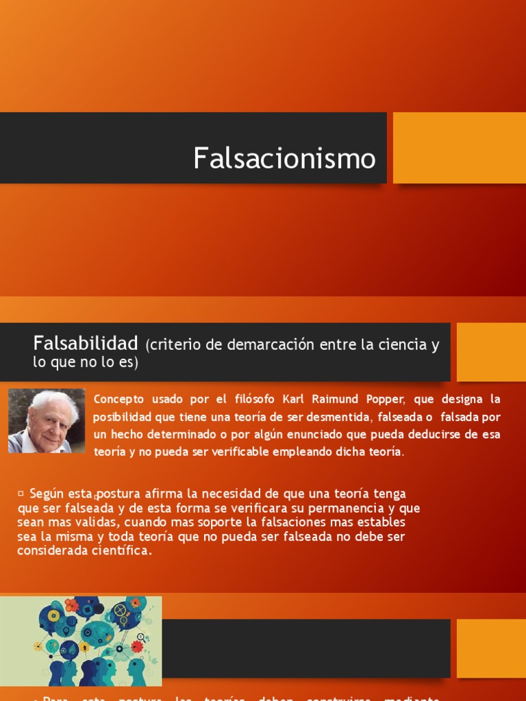 Falsacionismo | PDF | Teoría | Karl Popper
