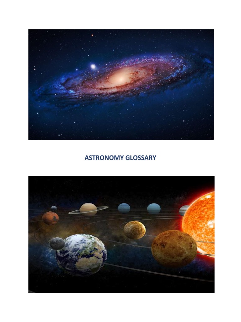 Astronomy Glossary | PDF