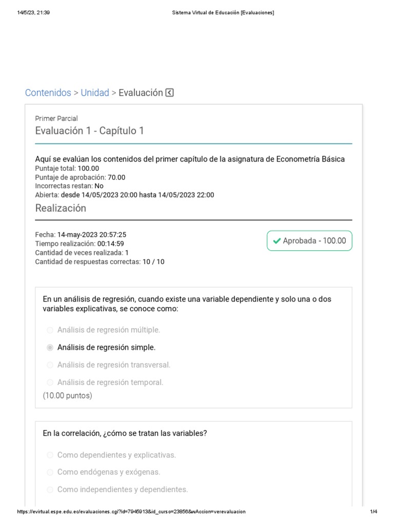 Econometria 1 Prueba Mela | PDF