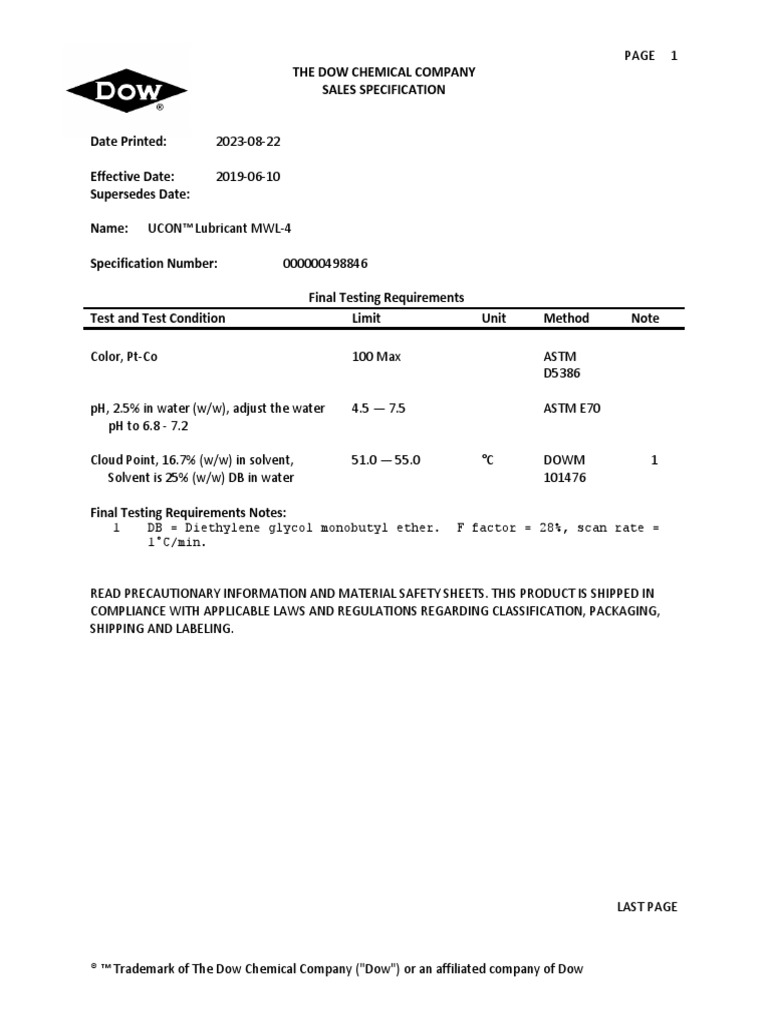 UCON MWL-4 Spec Sheet - 230822 - 152729 | PDF | Technology & Engineering