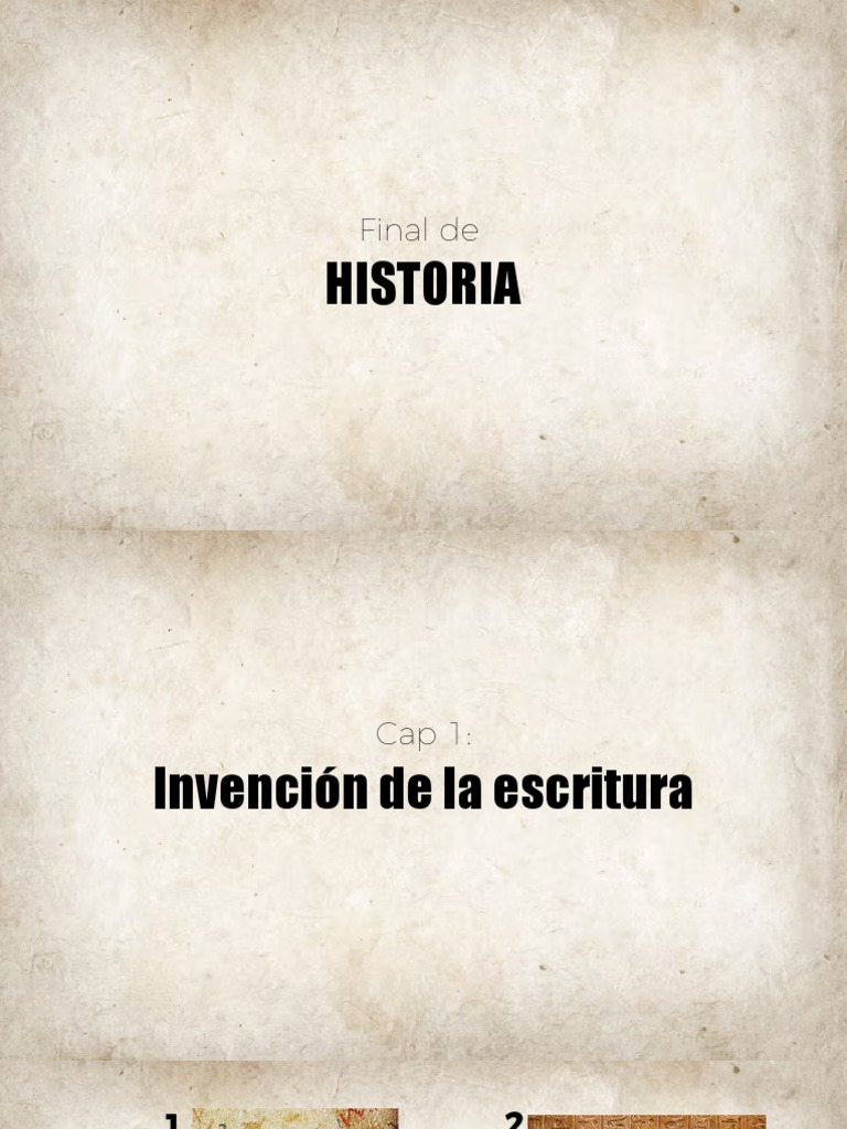 historia PRESENTACION | PDF