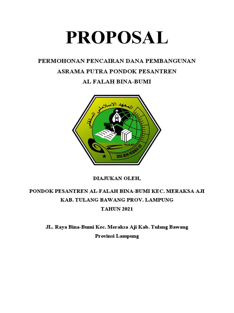 Proposal Asrama Putra 2021 | PDF
