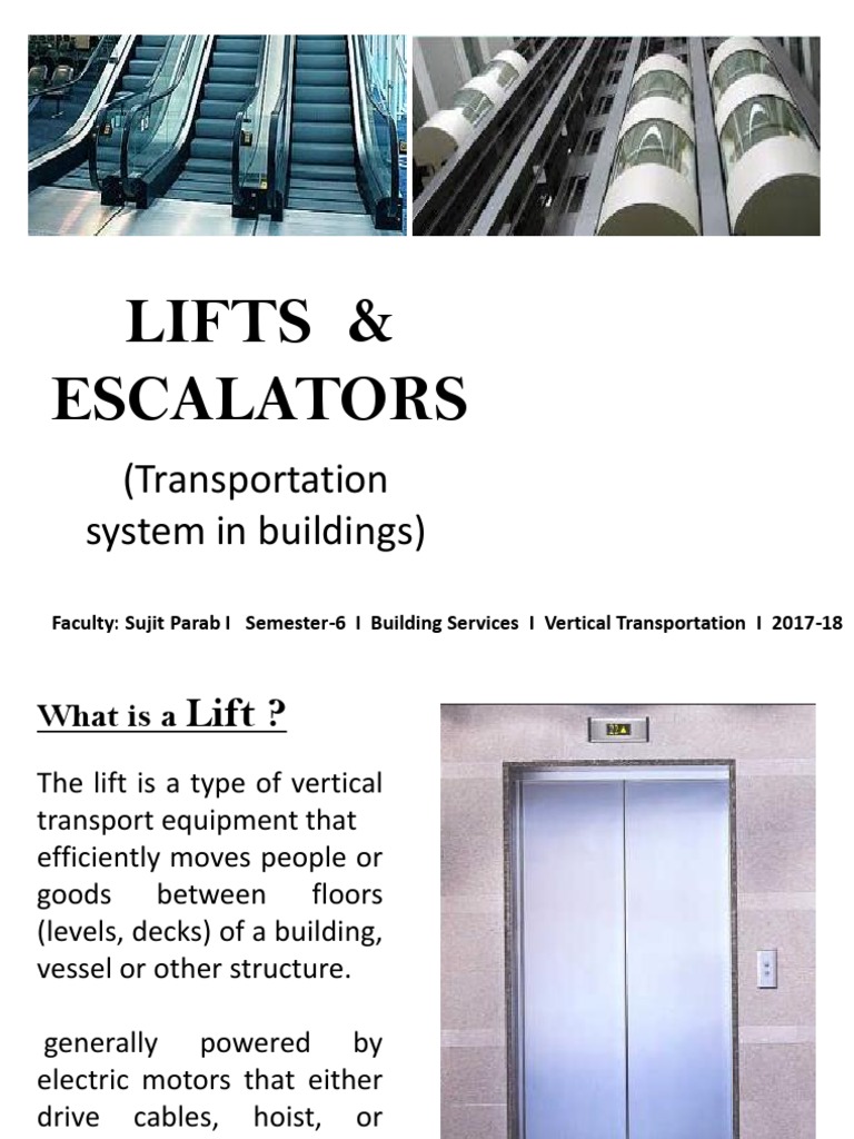 Vertical Transport | PDF | Elevator | Escalator