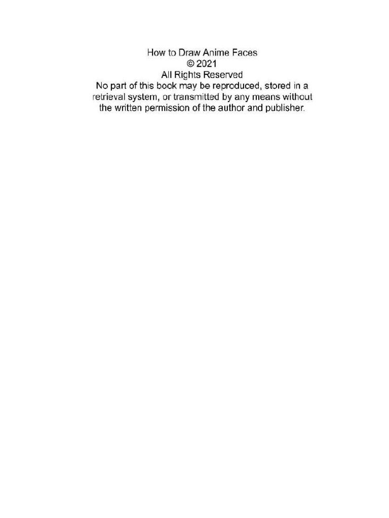 How To Draw Anime & Manga Faces - Shinjuku Press - 003 | PDF