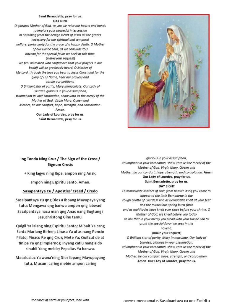 Rosary Booklet | PDF | Mary, Mother Of Jesus | Lord's Prayer