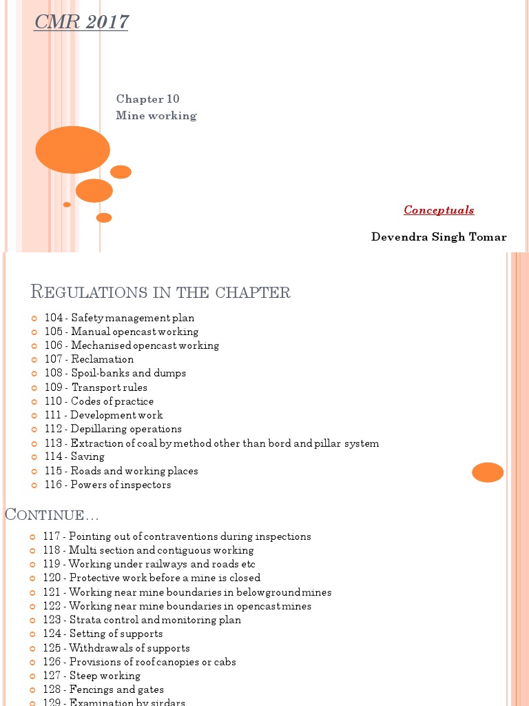 CMR Chapter 10 Part 1 | PDF