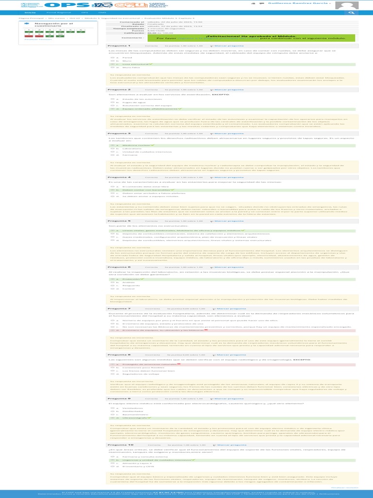 Evaluación Módulo 3. Capítulo 3 - Revisión Del Intento | PDF