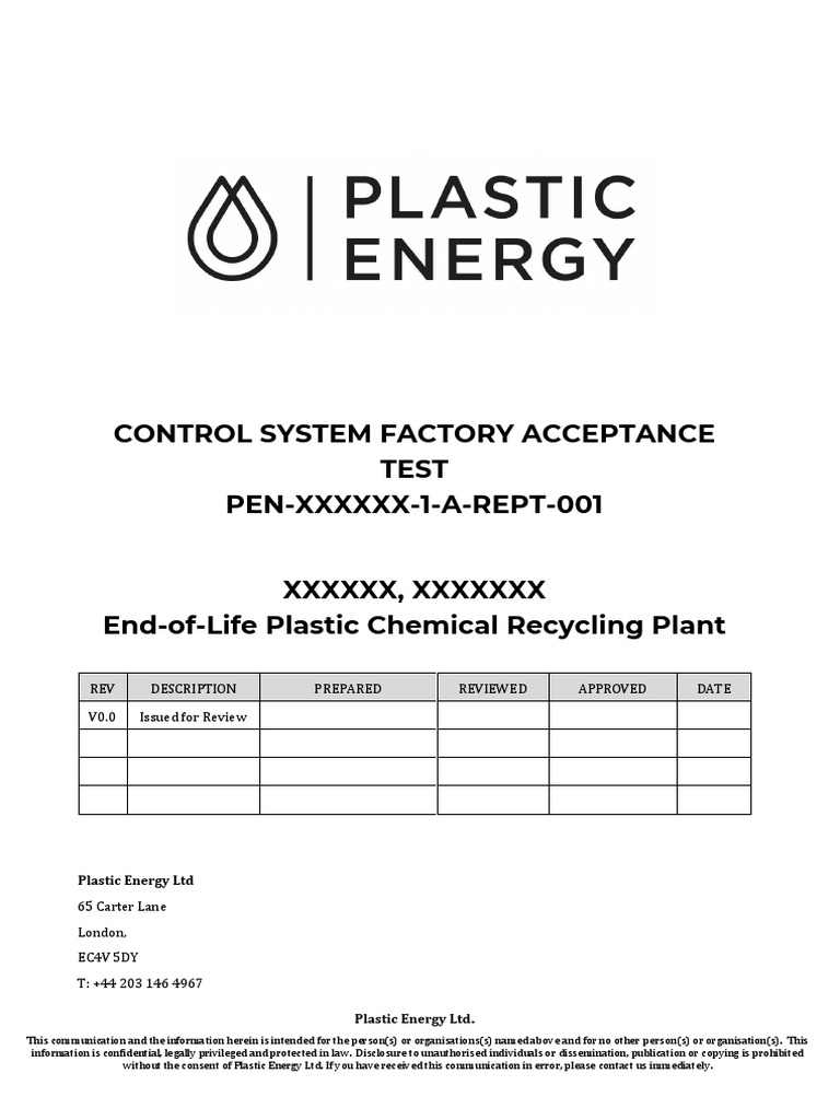 SCADA FAT Procedure - Example | PDF