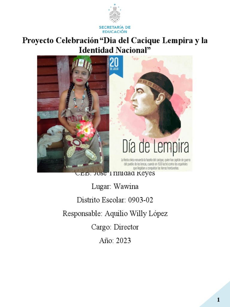 Celebración del Día del Cacique Lempira | PDF | Honduras