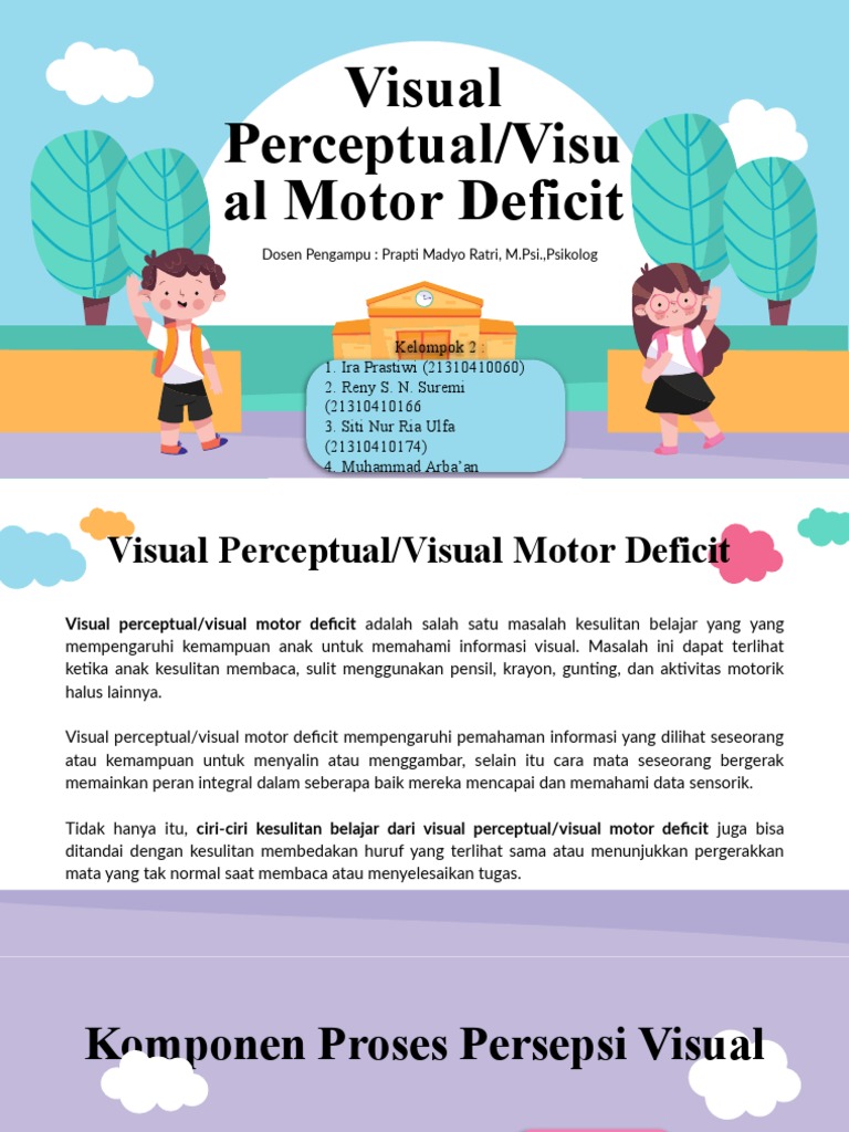 Visual Perceptual (Visual Motor Defisit) | PDF