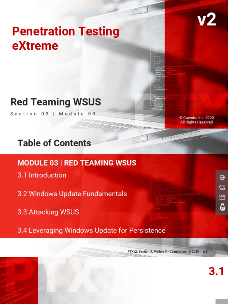 330 Red Teaming WSUS PDF | PDF
