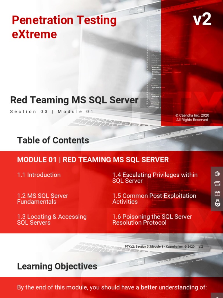 310 Red Teaming MS SQL Server PDF | PDF | Technology & Engineering