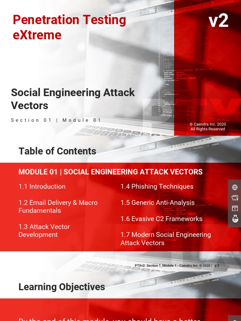 Social Engineering Attack Vectors | PDF | Phishing | Software