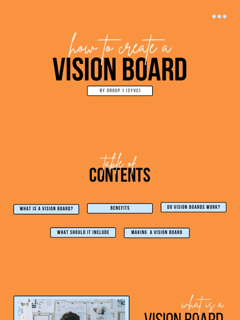 Vision Board ppt-1 | PDF
