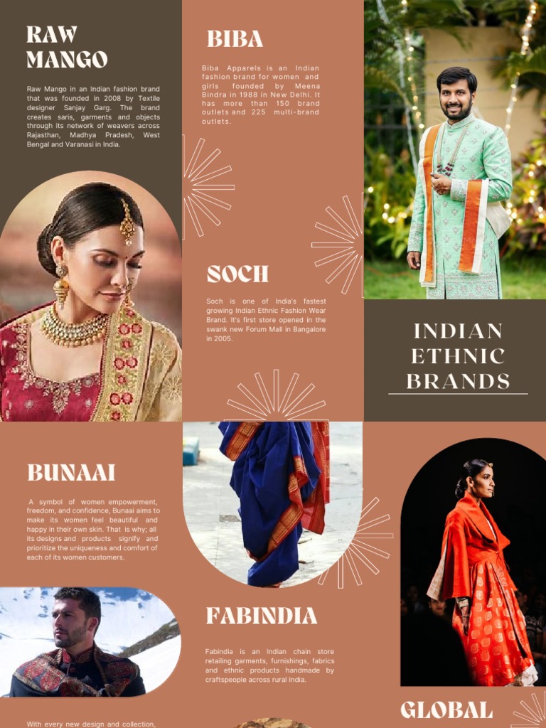 Indian Ethnic Fashion Brands | PDF