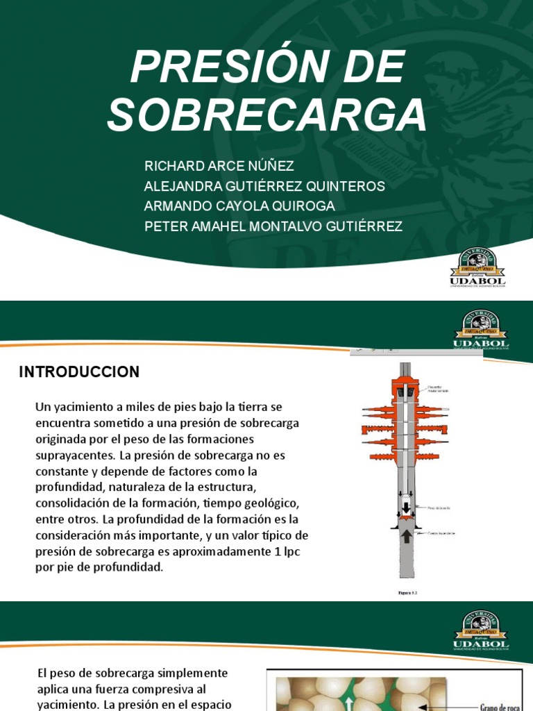 Presion de Sobrecarga Final-1 | PDF | Roca (geología) | Presión