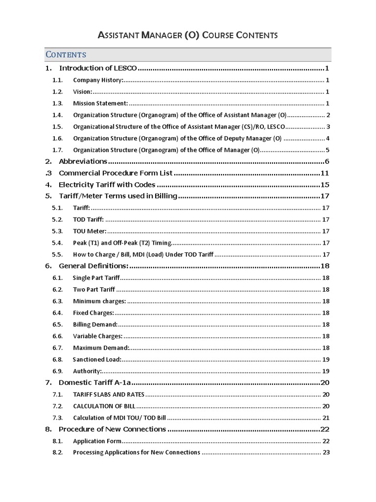 Assistant Manager (O) Revised Course | PDF | Electricity | Electrical Engineering