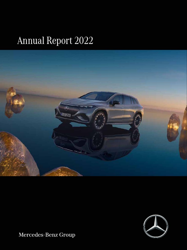 Mercedes Benz Annual Report 2022 Incl Combined Management Report MBG Ag ...