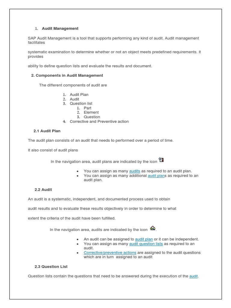 Audit Management Pdf Audit Hierarchy