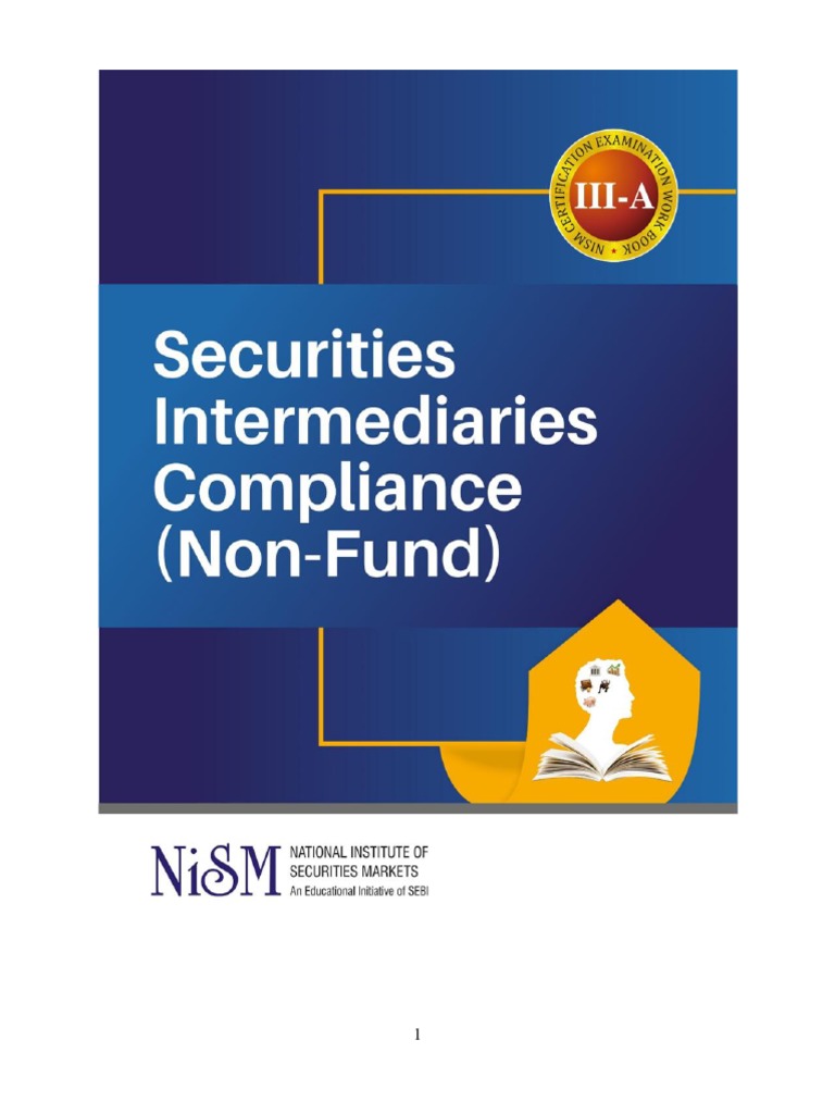 Nism Series III A Securities Intermediaries Compliance Non Fund Exam ...