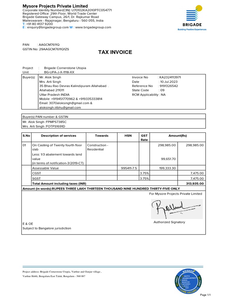 Invoice | PDF | Public Finance | Government Of India