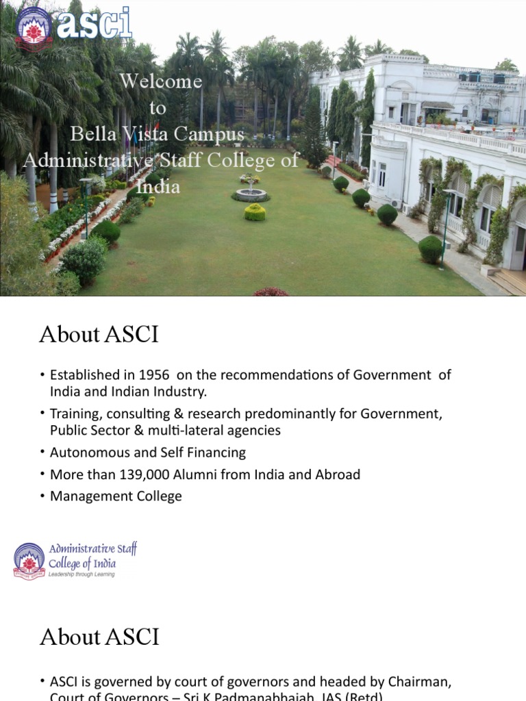 ASCI Presentation | PDF
