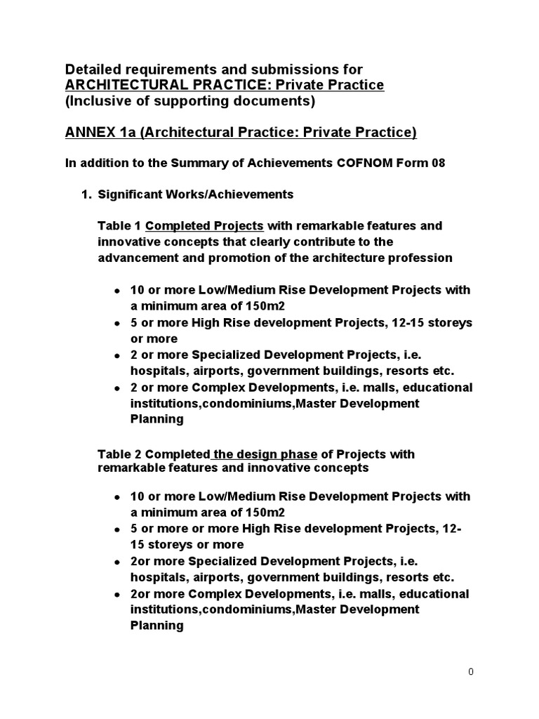 6 Dossier Format Detailed Requirements ARCHL PRACTICE | PDF