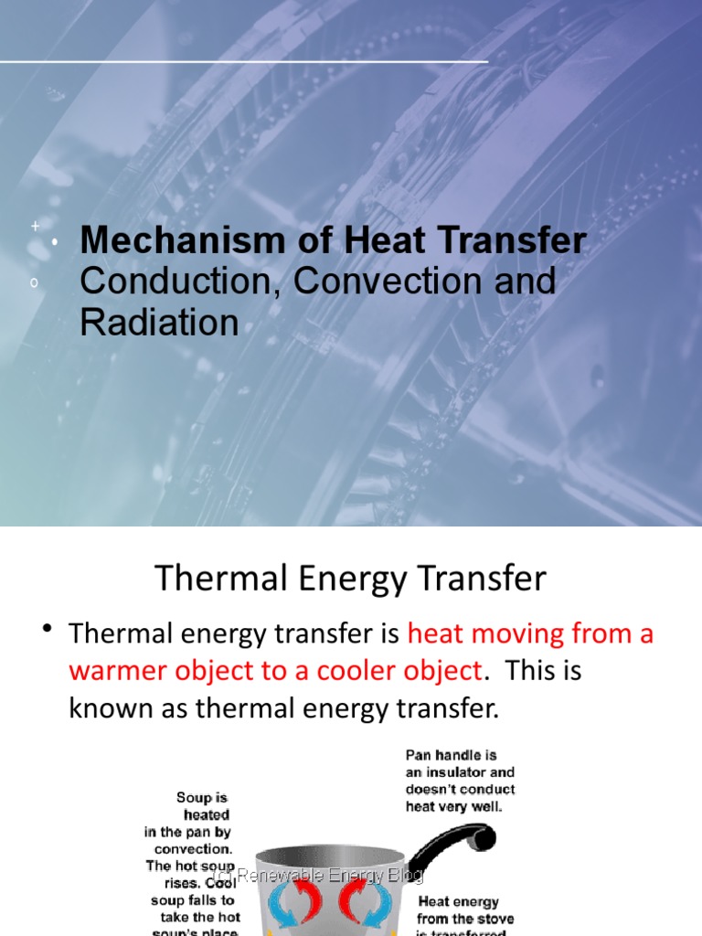 Mechanisms of Heat Transfer Explained | PDF | Thermal Conduction | Heat ...
